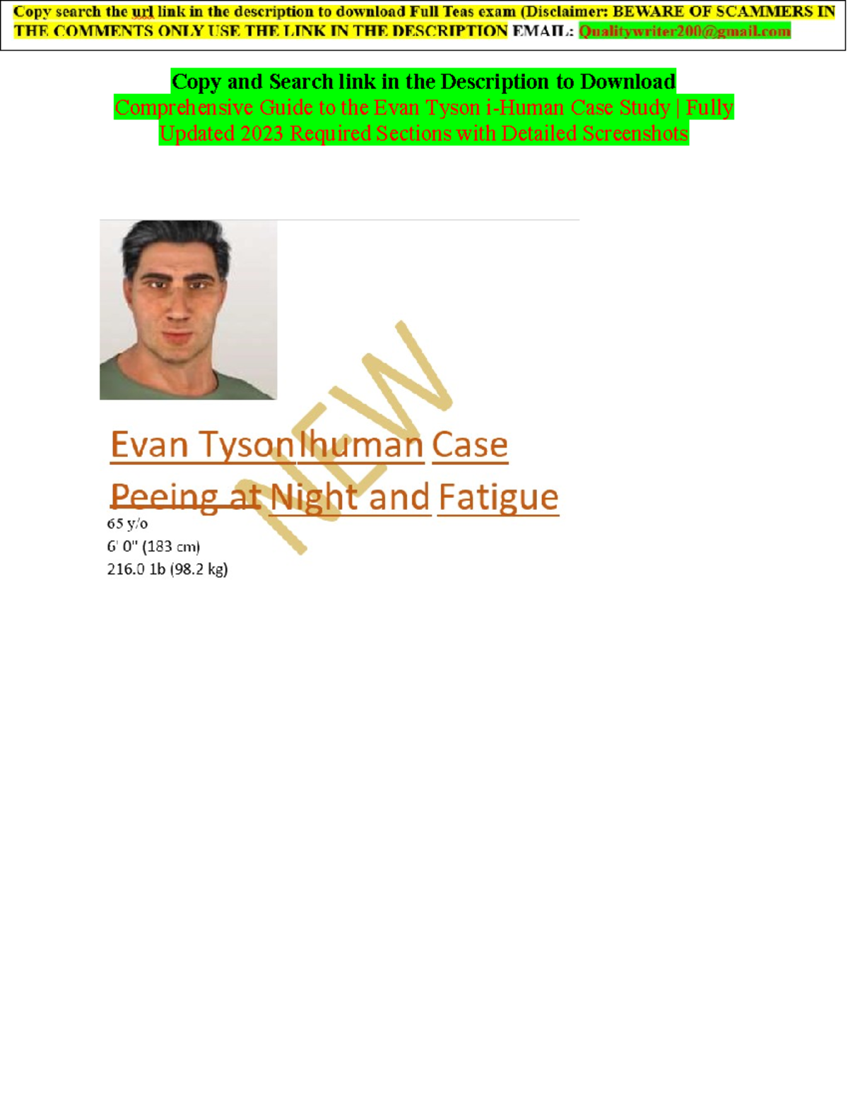 A 2024 Deep Dive into the Evan Tyson i-Human Case Study Detailed ...