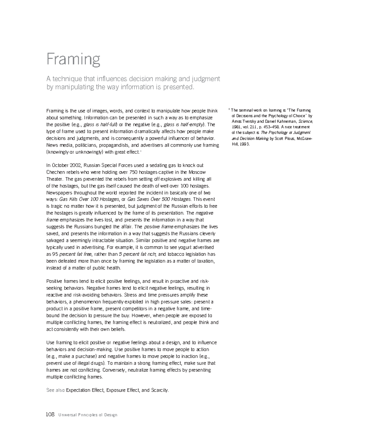 Computer Networks (77) - 108 Universal Principles of Design Framing A ...