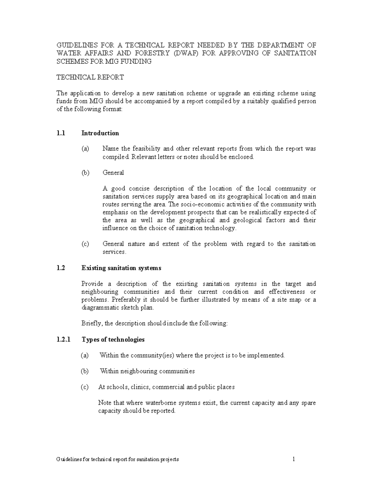 Guidelines for a technical report.doc - GUIDELINES FOR A TECHNICAL ...