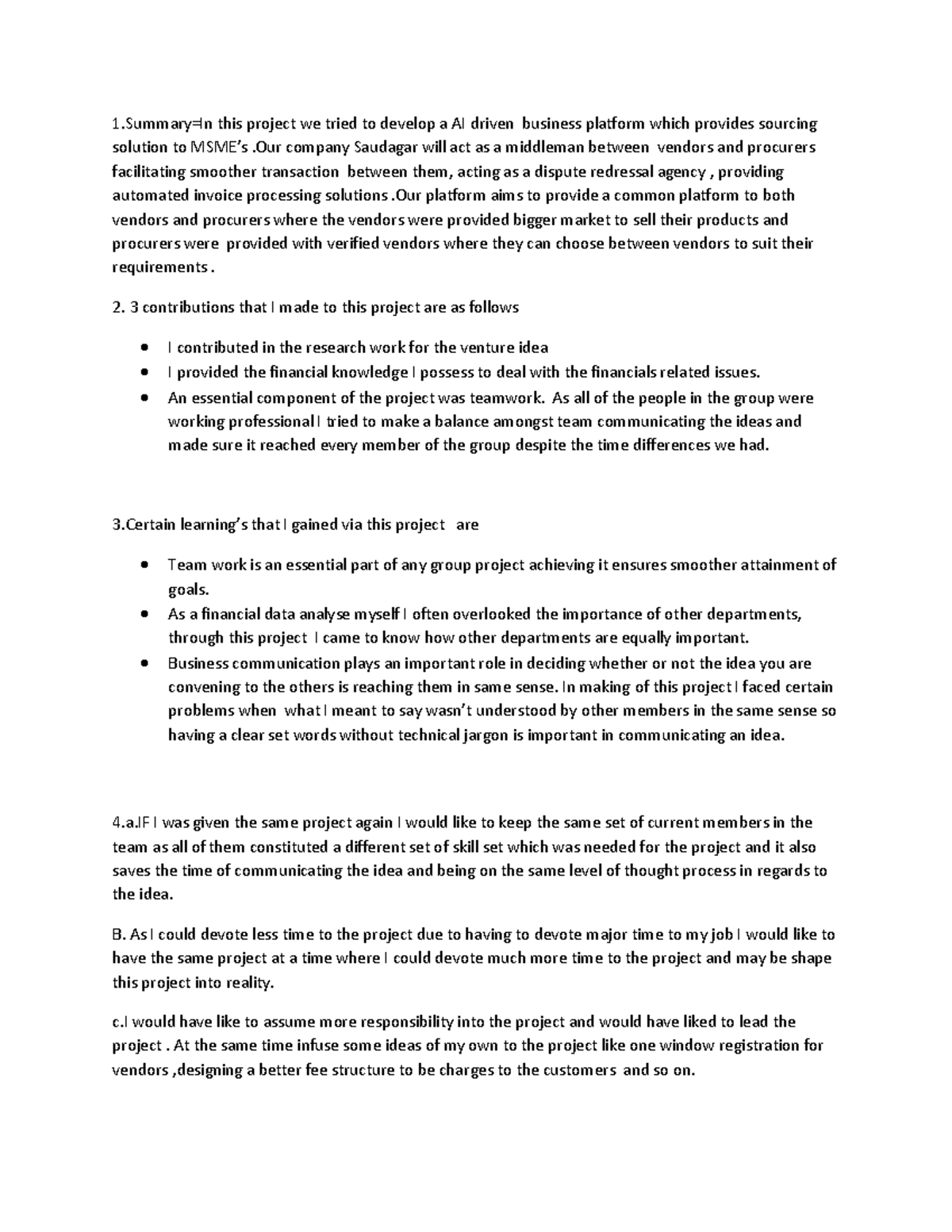 Amit Kumar Dubey Group project 2(Group 37)-Saudaar - 1=In this project we tried to develop a AI ...