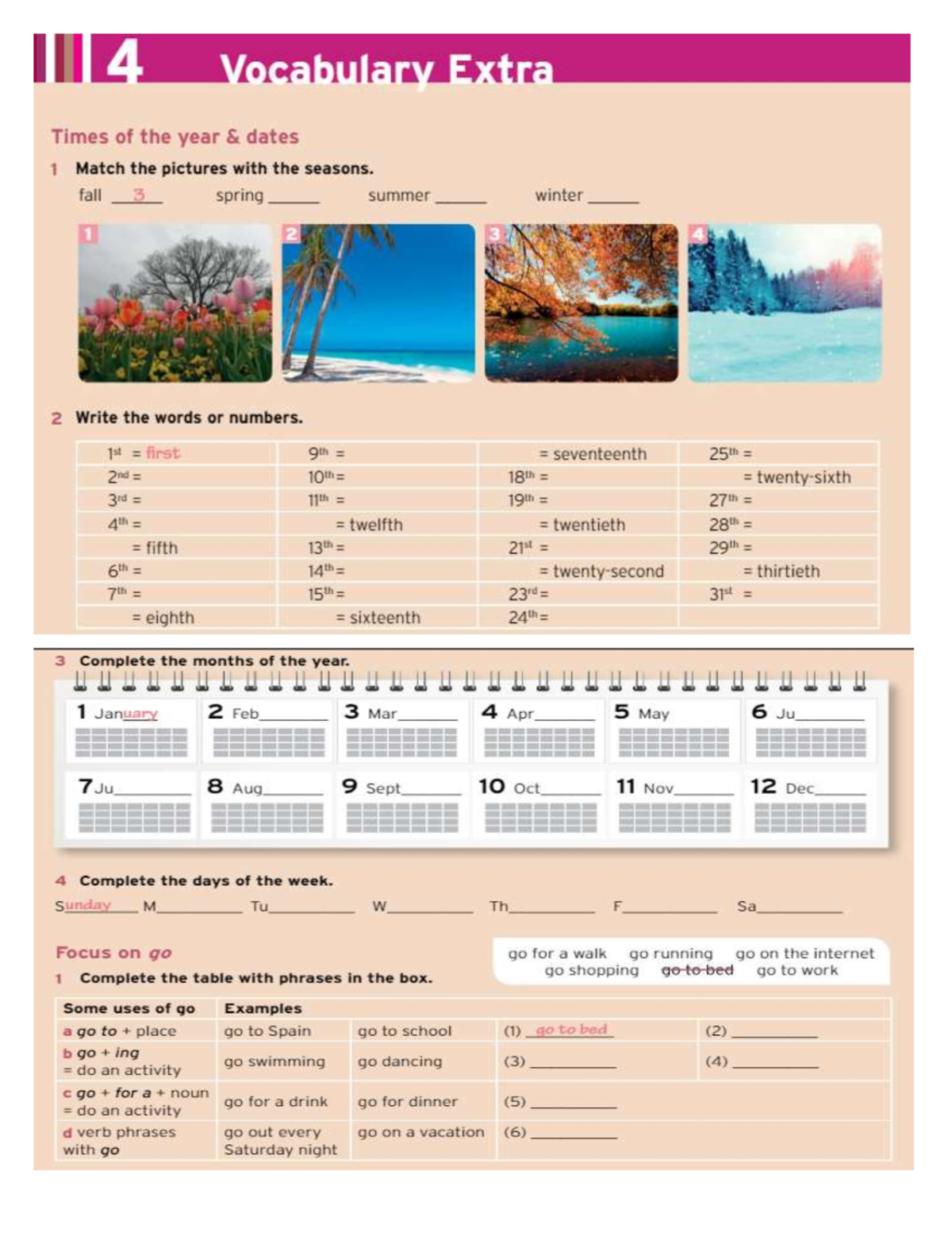 UNIT 4 Vocabulary Extra - English I - Studocu