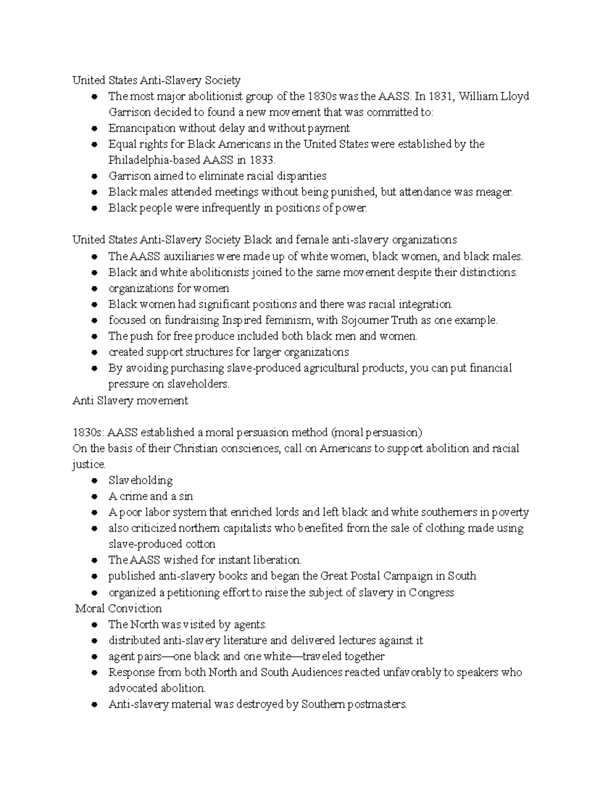 African American History-Let your motto resistance part 1 - United ...