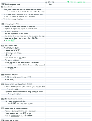 PHYS272 Electric Magnetic fileds summary - Title: The Utilization of ...