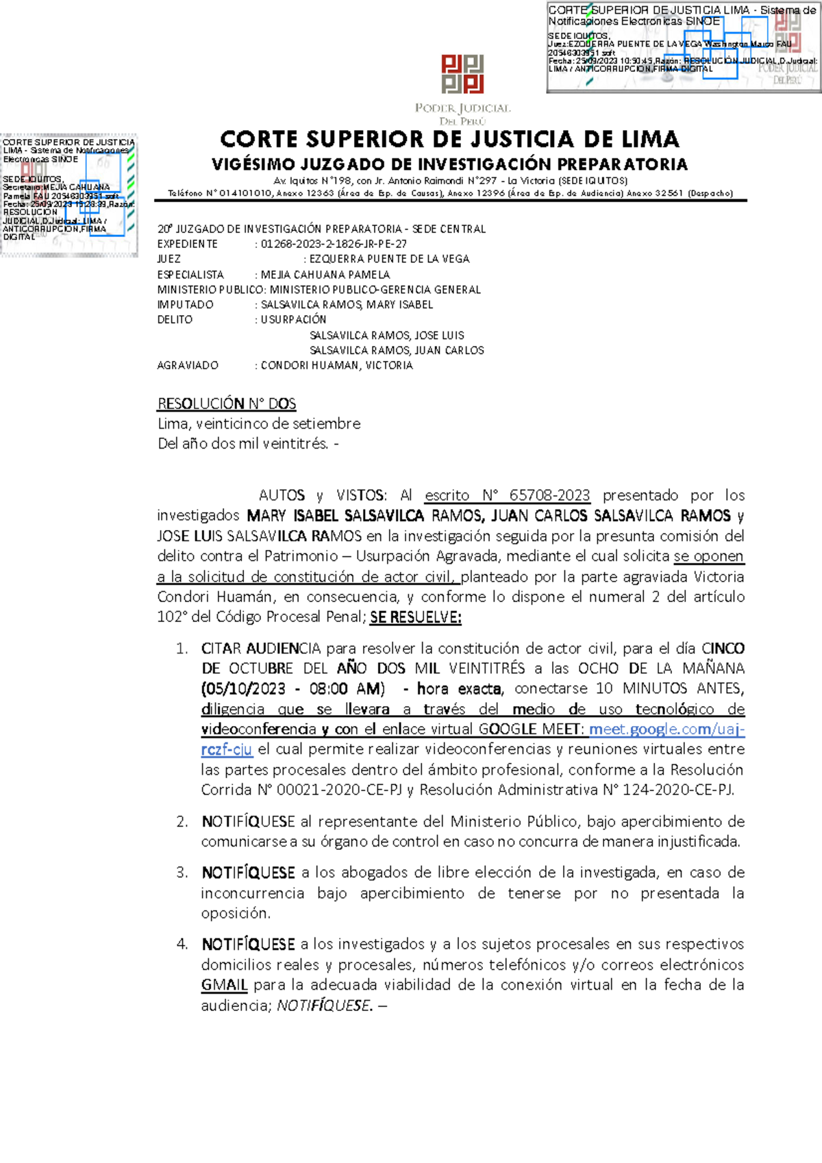 Exp. 01268-2023-2-1826-JR-PE-27 - Resolución - 192841-2023 - CORTE ...