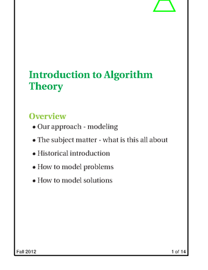 Exercise de algorithme 1 - Algorithmique - Studocu