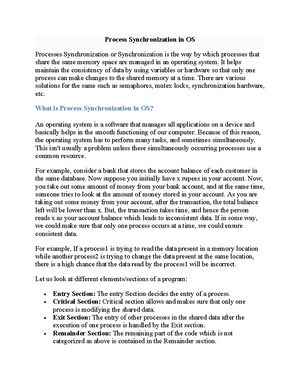 Os assignment -2 - Operating Systems - Studocu