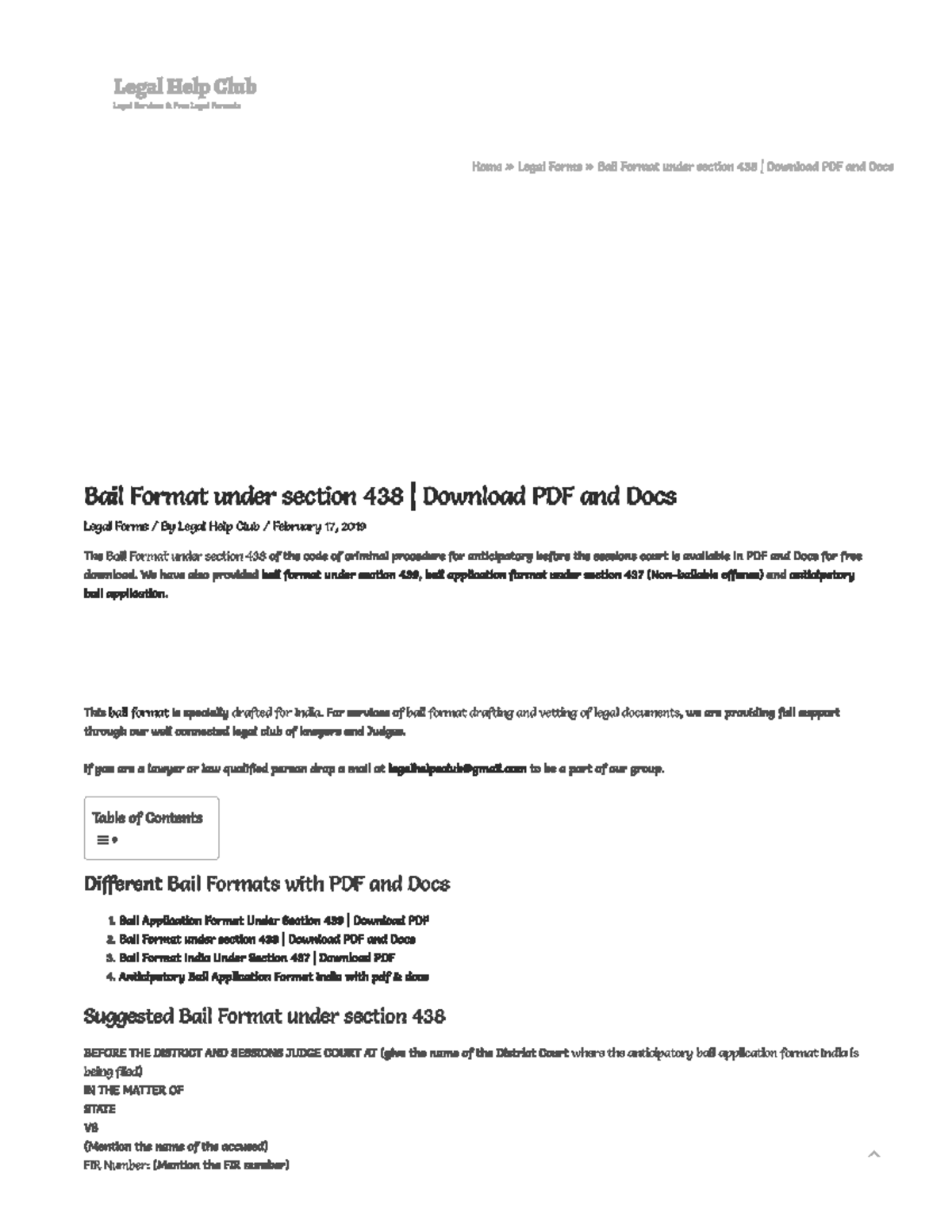 Draft a bail - student - Bachelor of law - Studocu