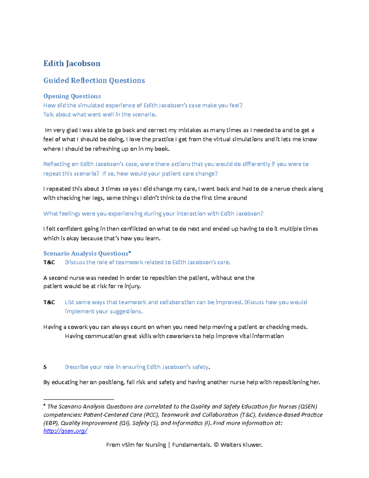 Fundamentals Case Edith Jacobson GRQ - Edith Jacobson Guided Reflection ...