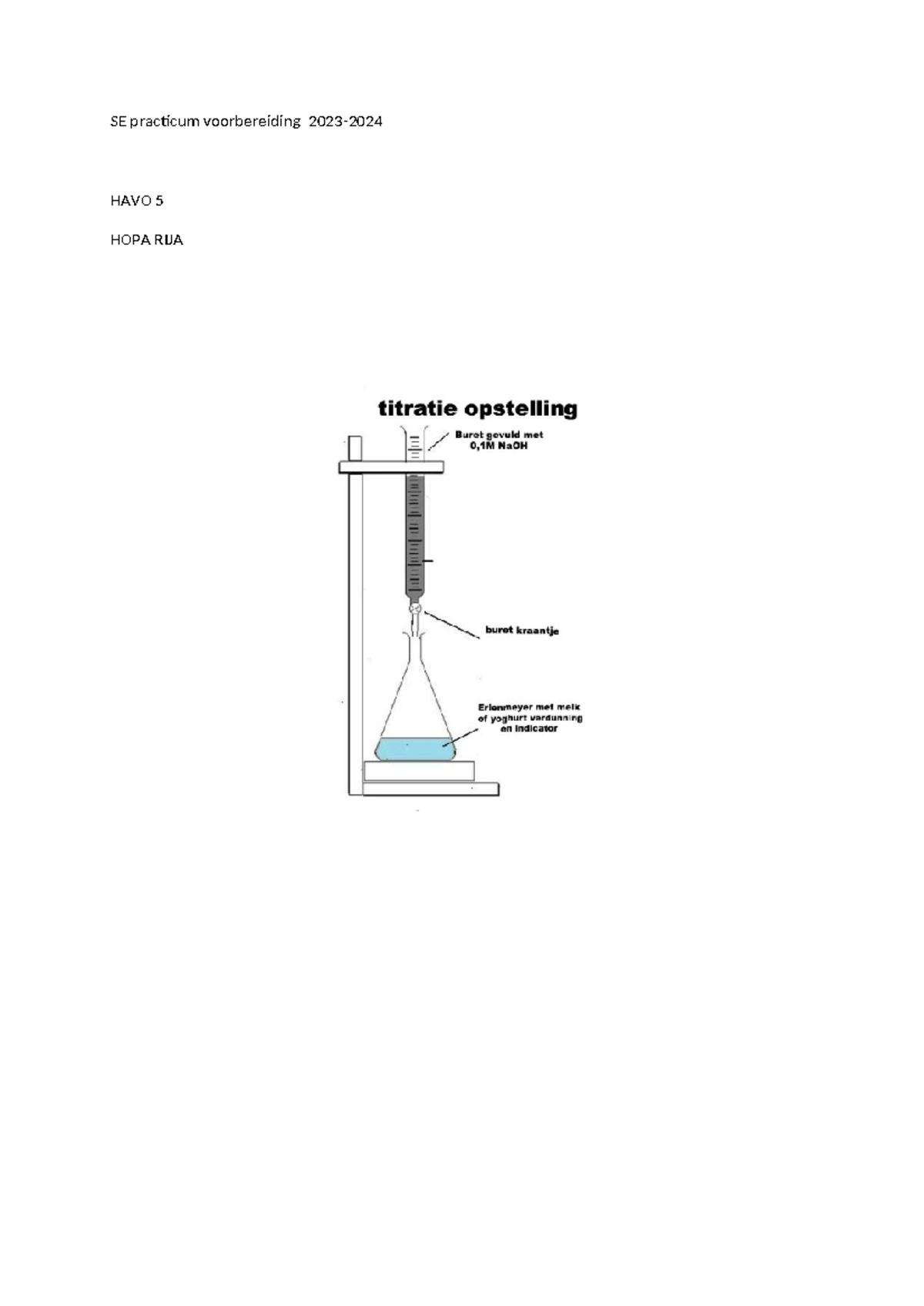 SE practicum voorbereiding HAVO 5 2023-2024 - SE practicum ...
