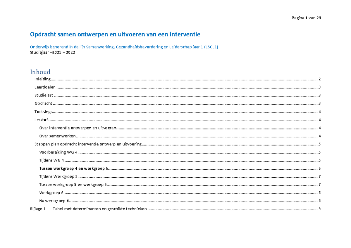 Interventieopdracht handleiding - Opdracht samen ontwerpen en uitvoeren ...