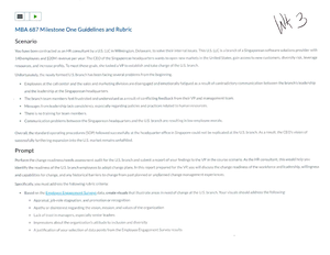 Week 2 Memo assignment Rubric guidelines - Wh 2 MBA 687 Module Two Memo ...