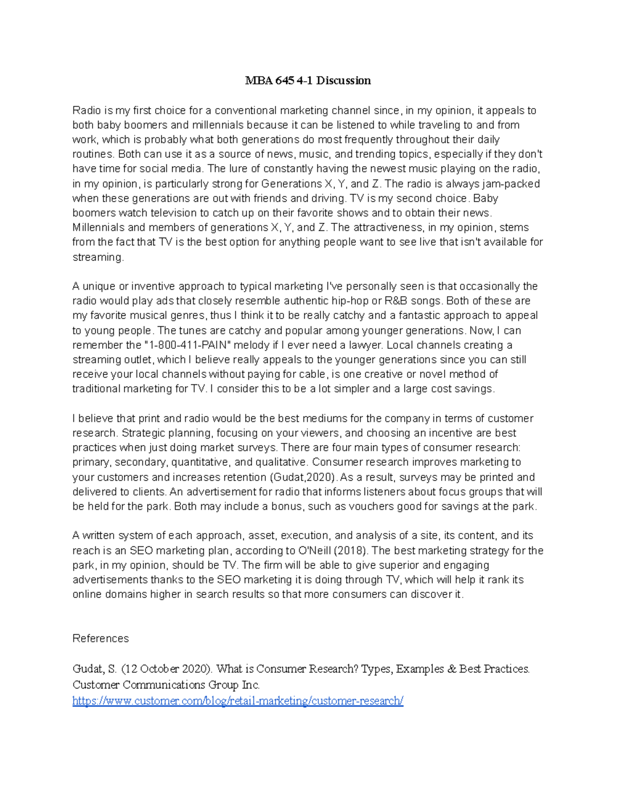 MBA 645 4-1 Discussion - Hope this will help out - MBA 645 4-1 ...