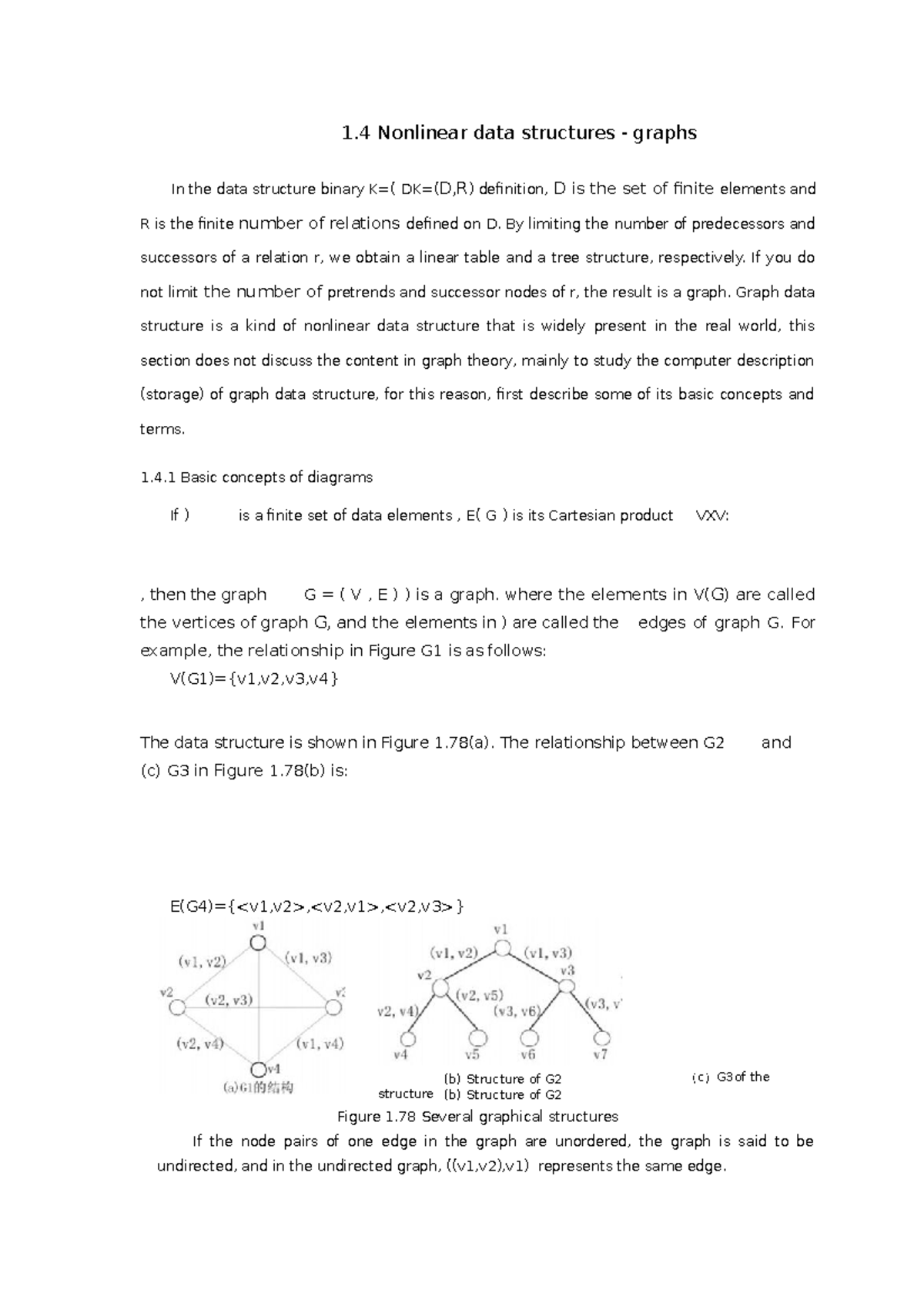 1.4 Nonlinear data structures - graphs - By limiting the number of predecessors and ...