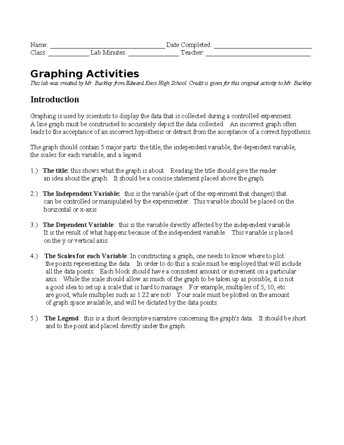 Graphing Activities - la verdad nose amiga - Name ...