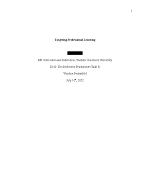 Developing a Professional Growth Plan for Teacher's Writing Strategies ...