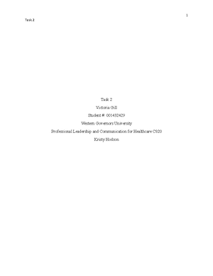 Task 2 - paper for task 2 - A. Explain what happened during the ...