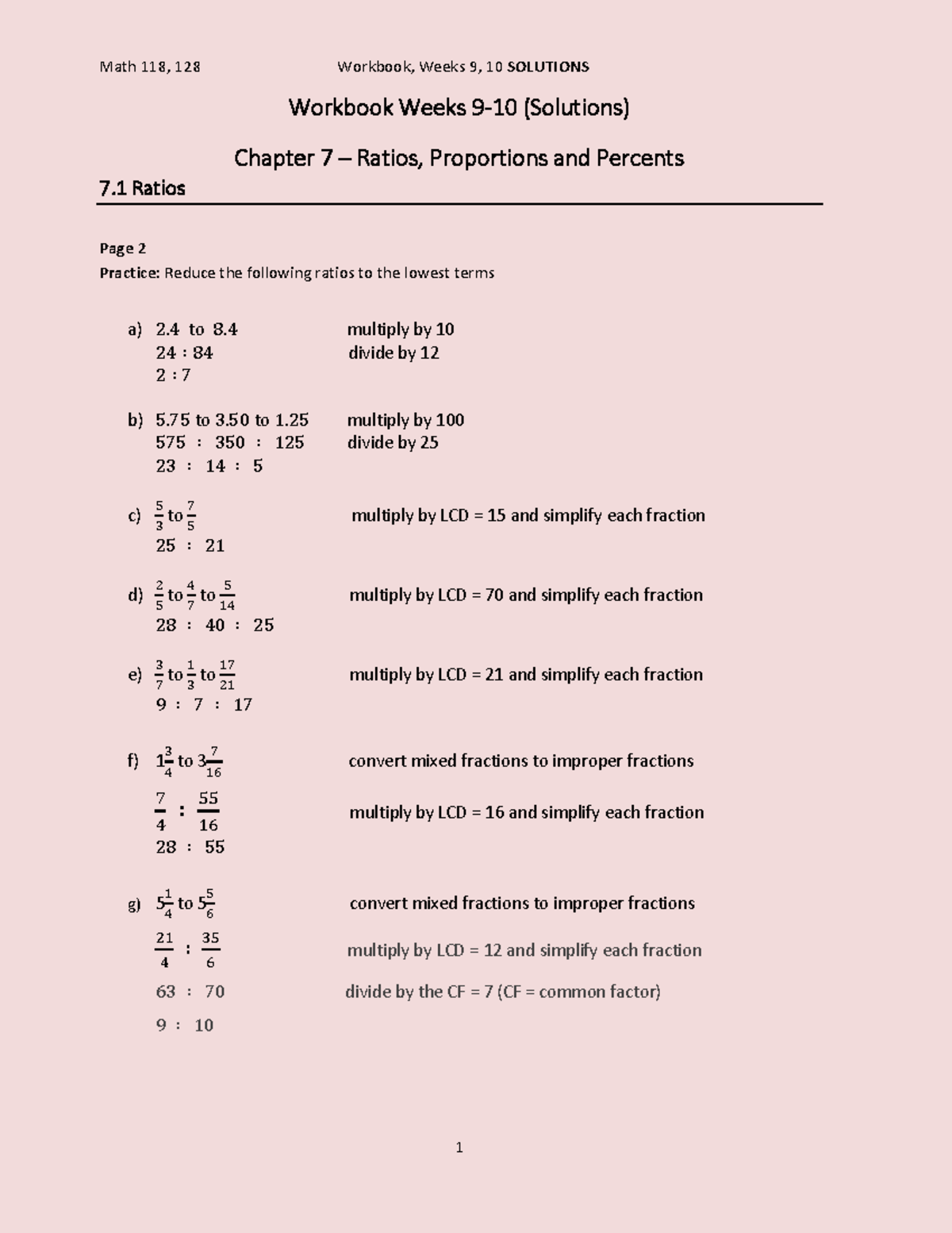 Workbook 3 - Weeks 9-10 and Test 3 Review Solutions (Distance Learning ...