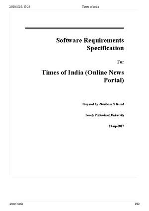 Lic - software requirement specification srs - Software Requirements ...