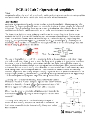 EGR 110 Spring 2018 Homework 6 - NAME: EGR 110 DATE: Spring 2018 1 of 3 ...