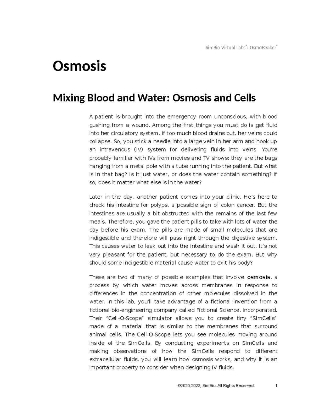 Module 2 Questionnaire EN 24 - SimBio Virtual Labs®: OsmoBeaker ...