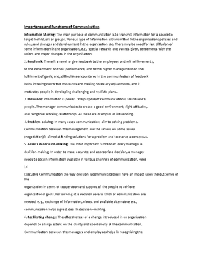 Managerial Communication Notes 3 - Choice of Medium Type of Audience ...