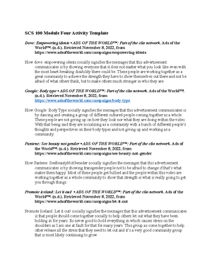 Art 1 assignment - FAS 110: Module One Practice Assignment In this practice assignment, choose ...