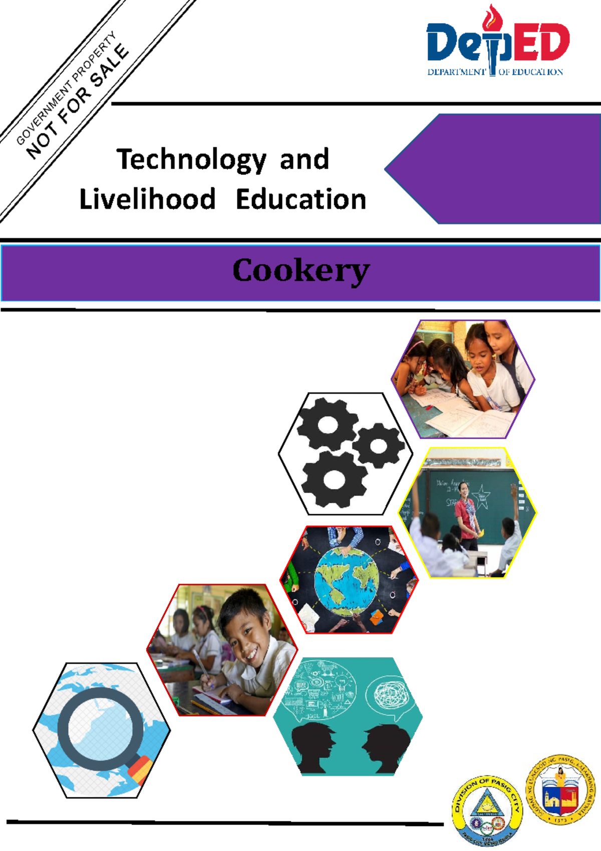Cookery 9-Q4-M12 - Technology and Livelihood Education 9 ####### 1 Cookery ####### 2 Writer ...