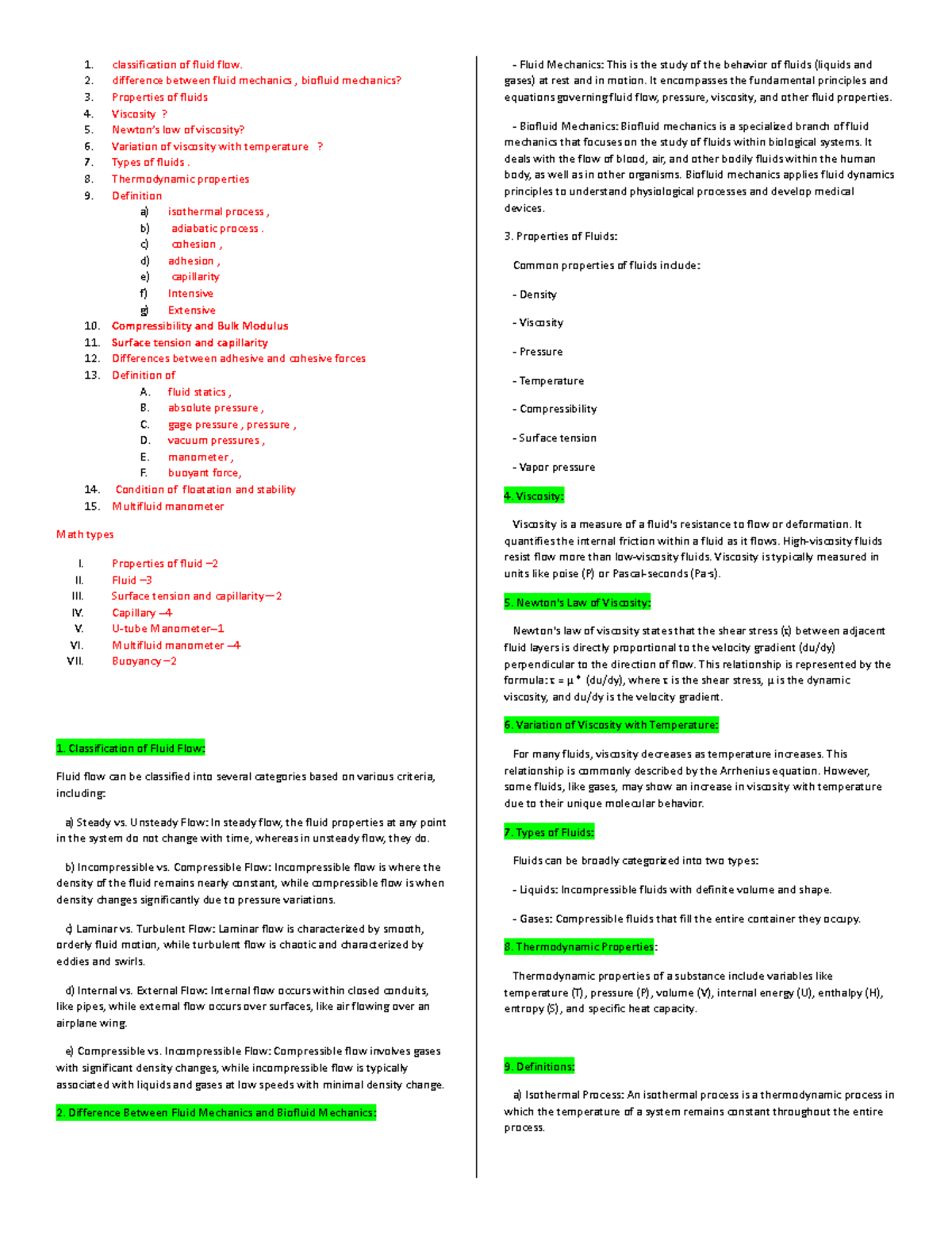 Classification of fluid flow - difference between fluid mechanics ...