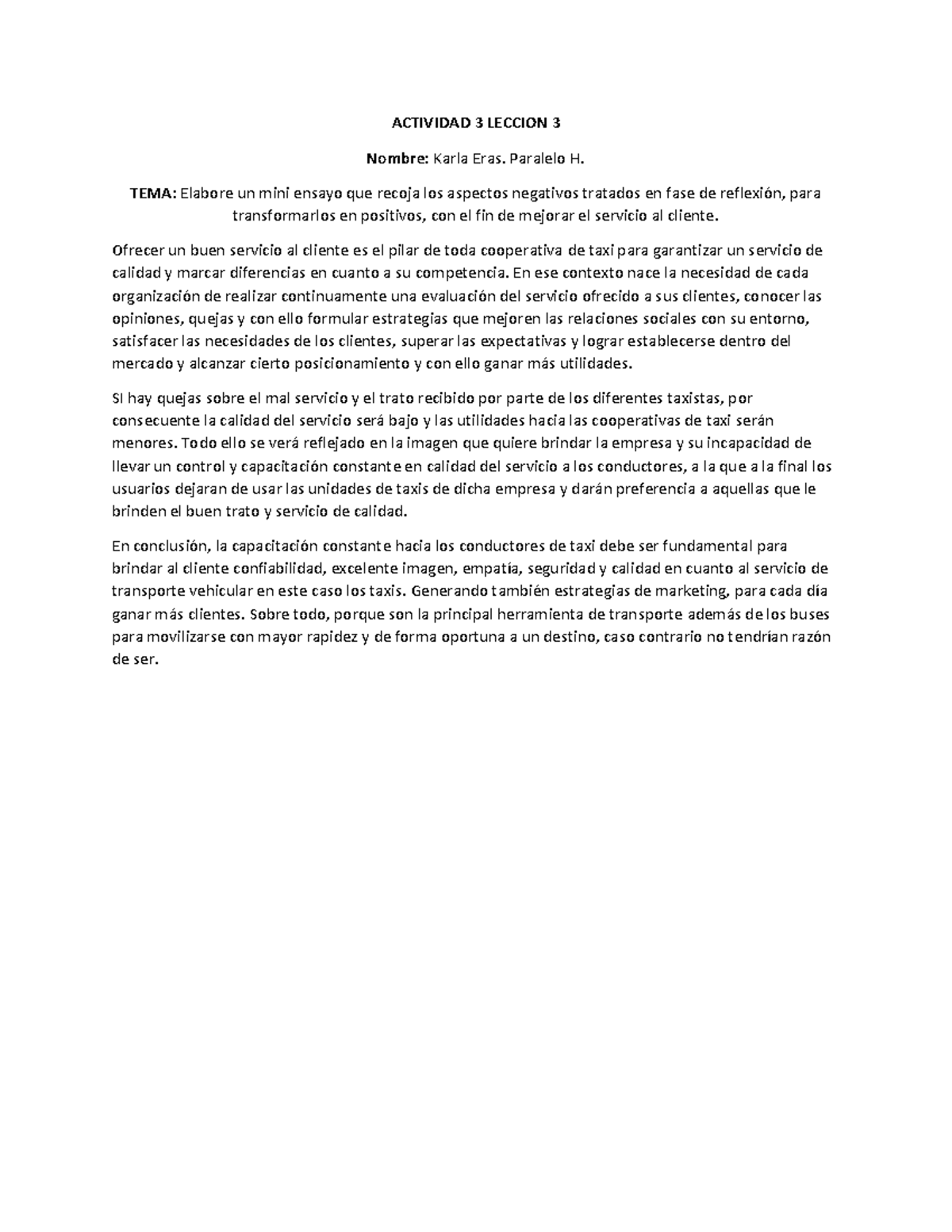 Actividad 3 Leccion 3 - hjkh - Mecànica de fluidos - UNL - Studocu