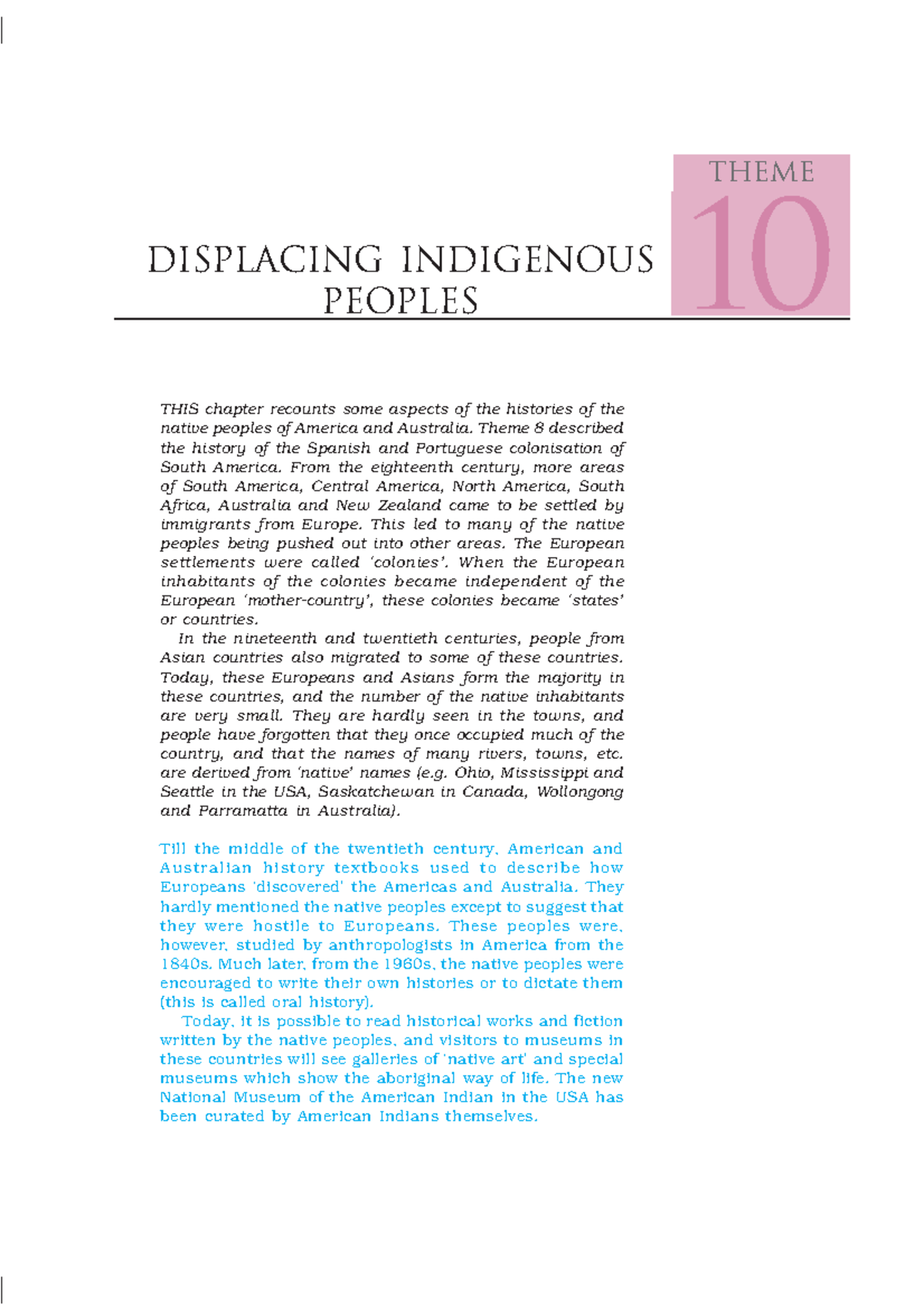 Displacing Indigenous Peoples- complete History - 213 Displacing ...