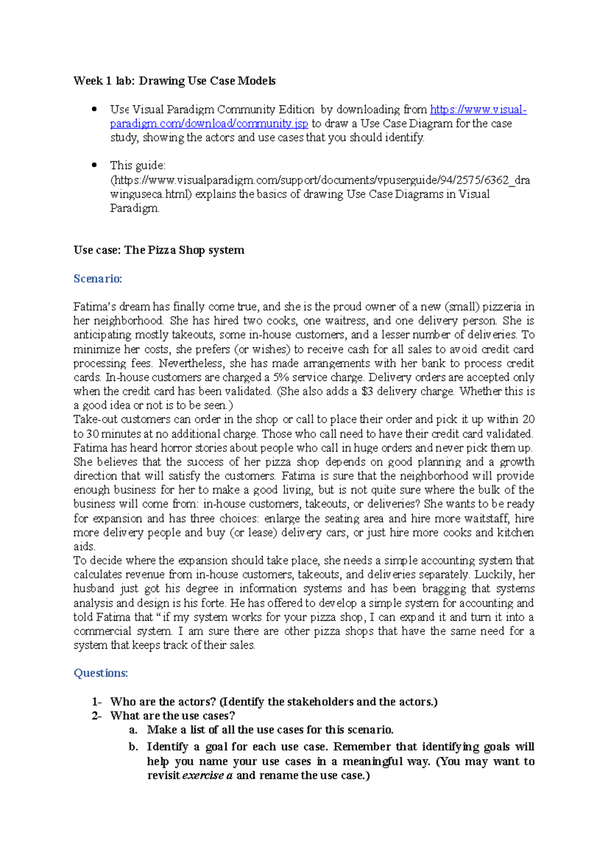 Week 1 - Practice materials for week1 - Week 1 lab: Drawing Use Case ...