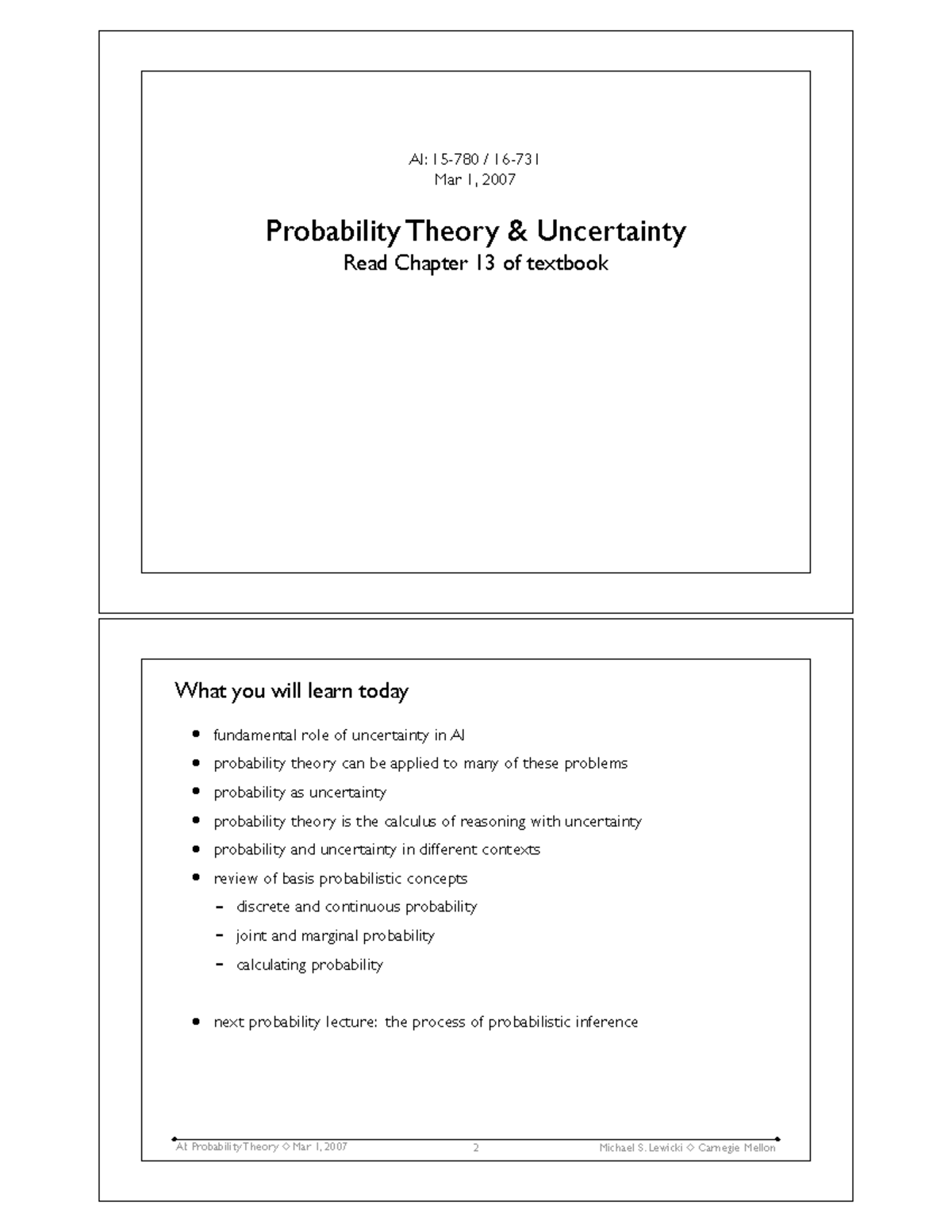 Prob Theory - Probability in OM - Warning: Error during font loading: XMLHttpRequest is not ...