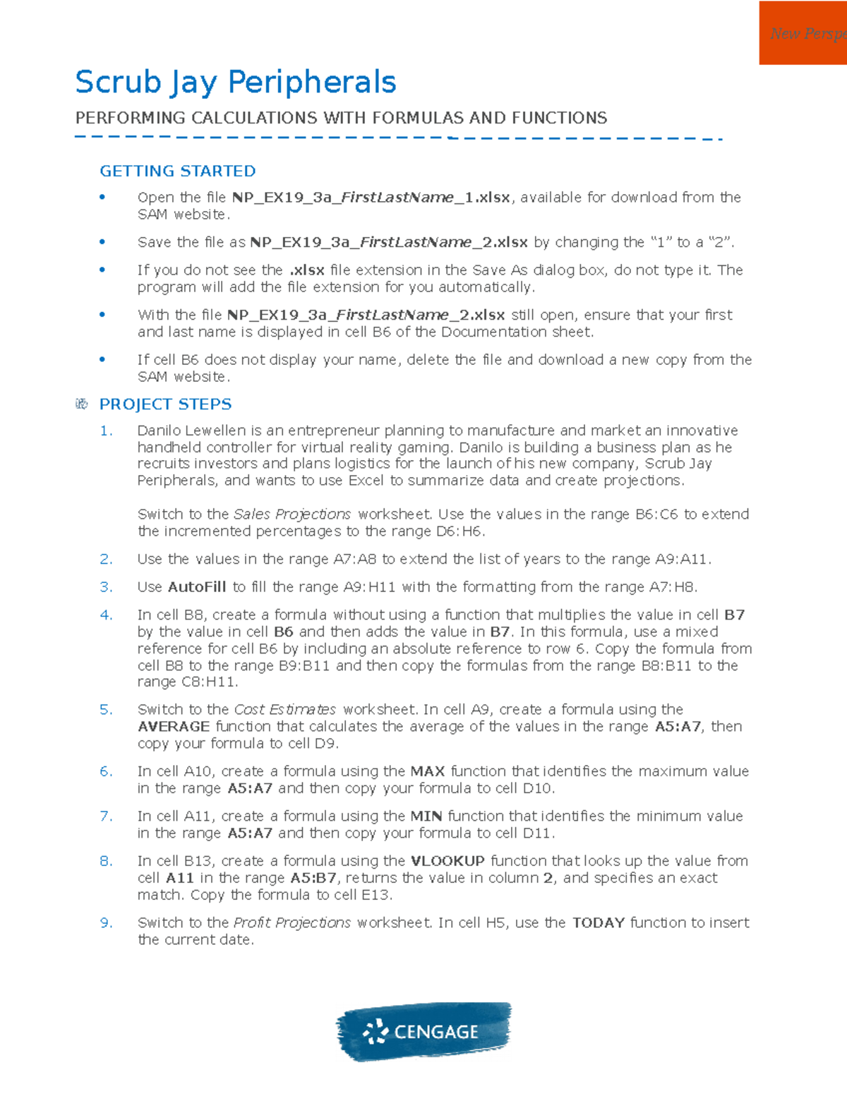 Instructions NP EX19 3a - Scrub Jay Peripherals PERFORMING CALCULATIONS ...