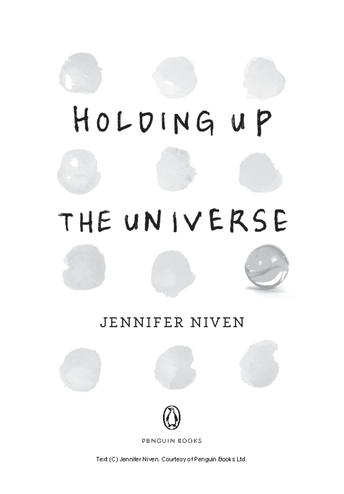Hold the Universe - ####### P E N G U I N B O O KS J E N N I F E R N I ...