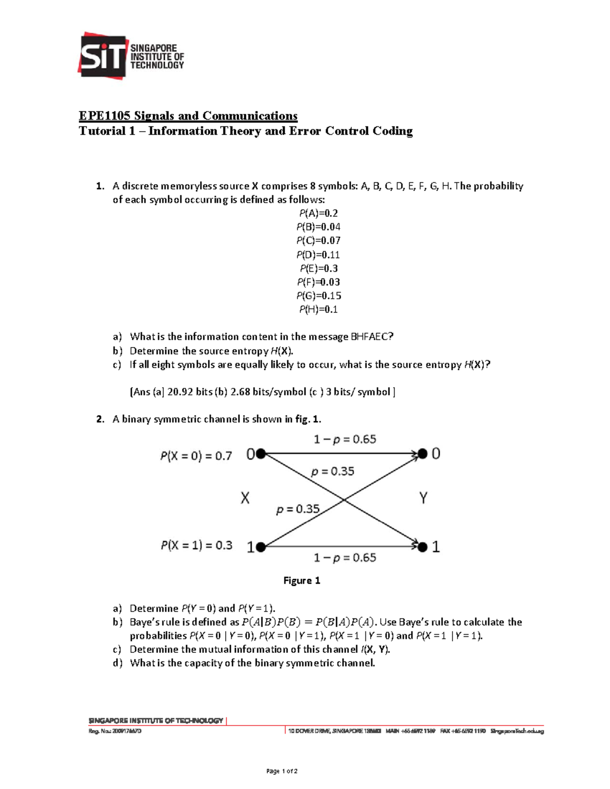 Tutorial 1 - Math - Page 1 of 2 EPE1105 Signals and Communications ...