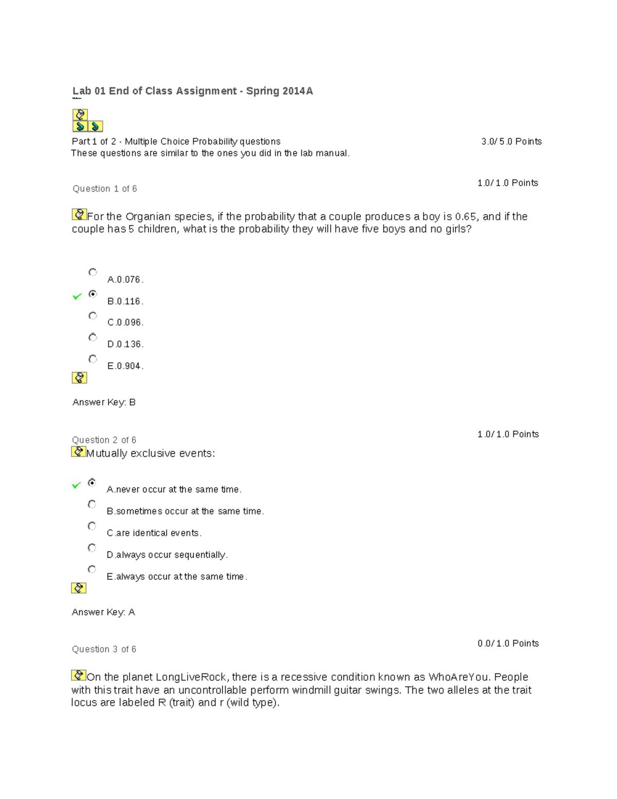 Complete End of Class Assignment - Lab 01 End of Class Assignment ...