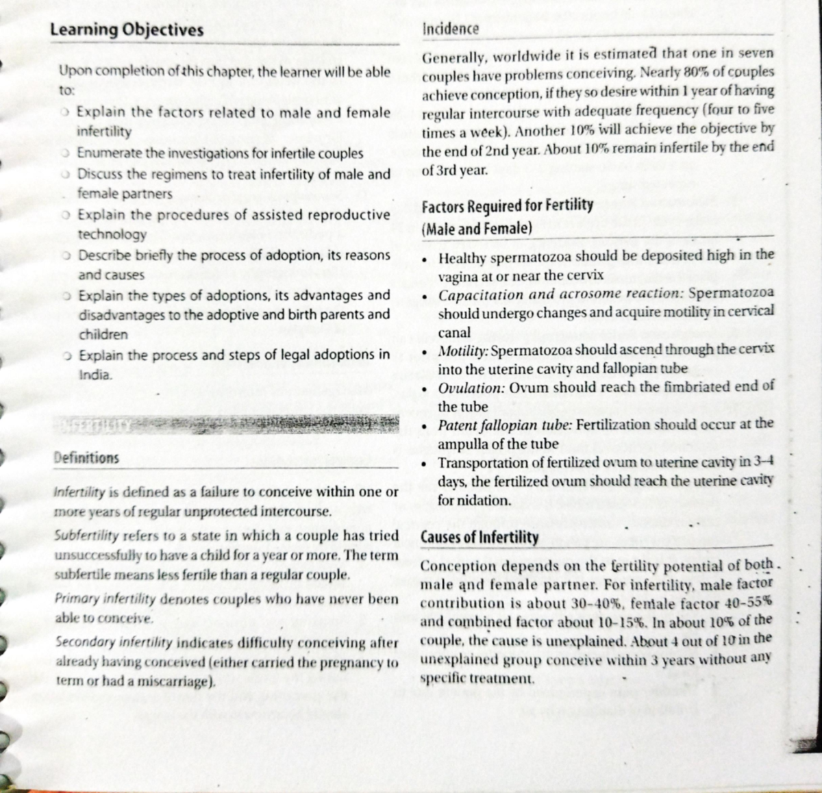 Infertility - Useful lecture notes in exam point of view according to ...