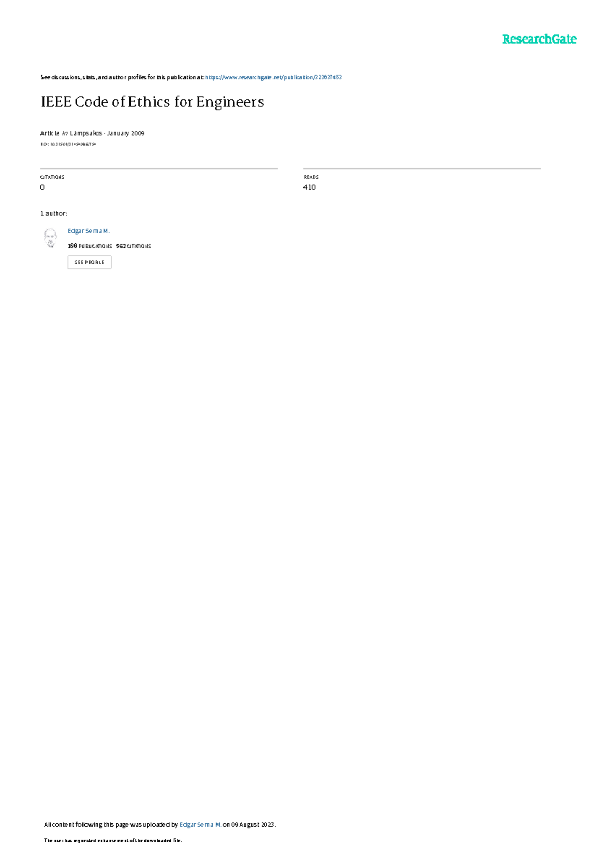 IEEE Code of Ethics for Engineers - Professional Ethics - See ...