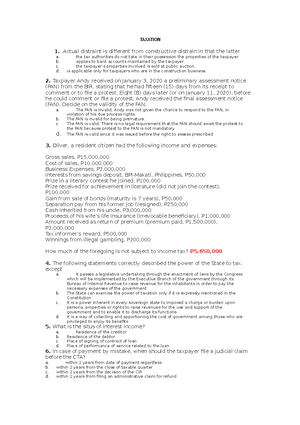 Sample Midterm Examinations with Answers - MIDTERM EXAM Committed ...