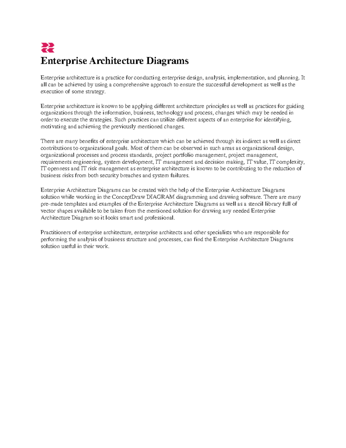 Enterprise Architecture Diagrams - Enterprise Architecture Diagrams ...
