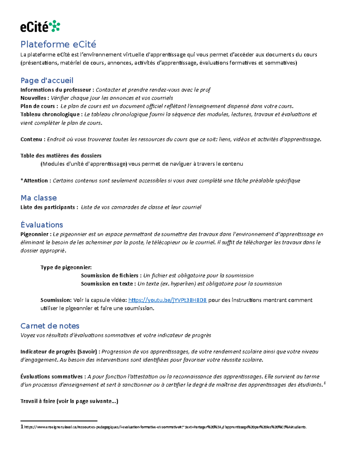 UA1 01 TT EX05 e Cité - yes - Plateforme eCité La plateforme eCité est ...