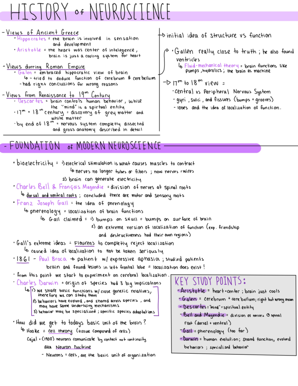 History of Neuro - HISTORY of NEUROSCIENCE Views of Ancient Greece ...