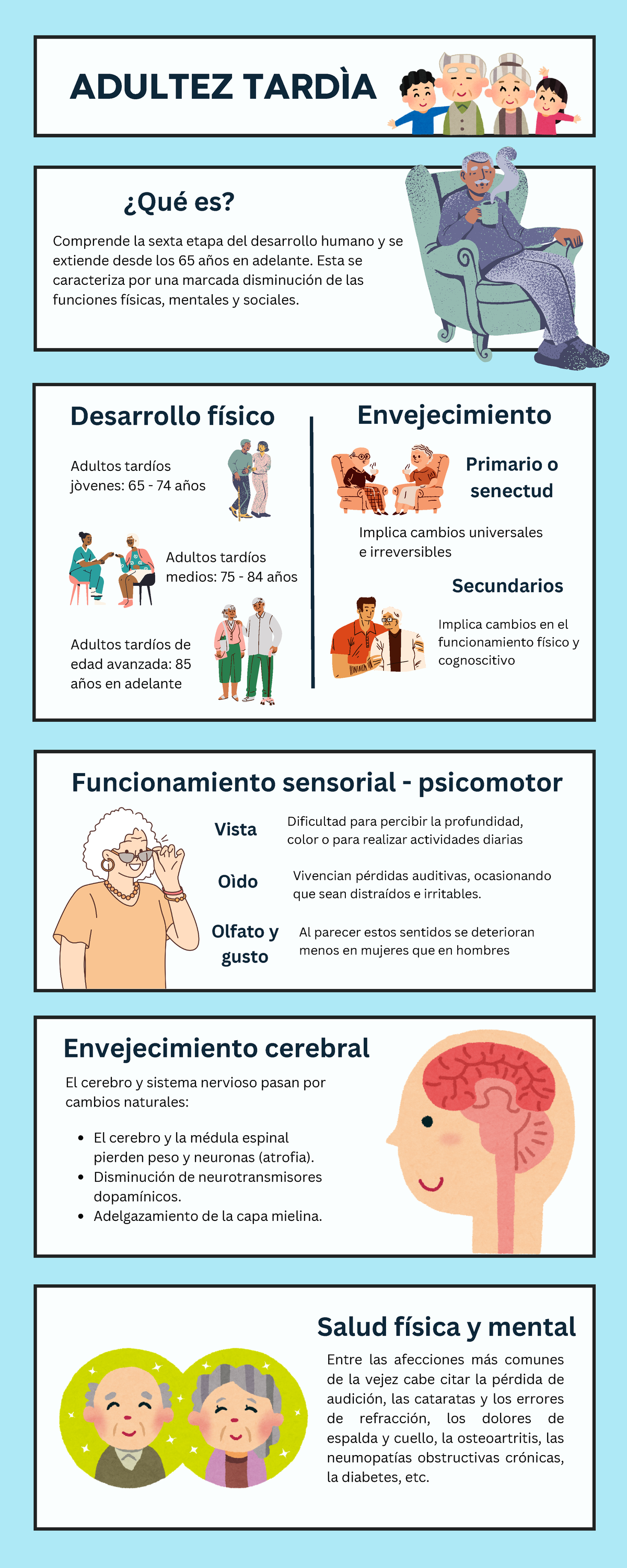 Adultez tardia - S11 - ADULTEZ TARDÌA Comprende la sexta etapa del desarrollo humano y se ...