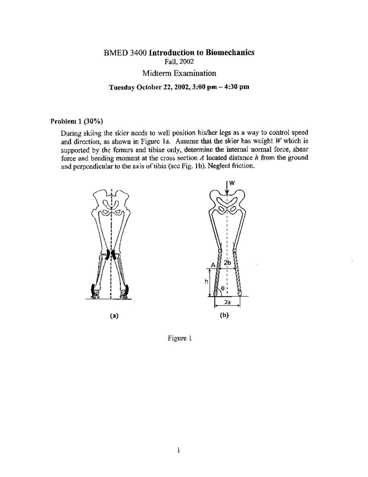 BMED 3400 Exam Midterm - Solutions - MGT 3310 - Studocu
