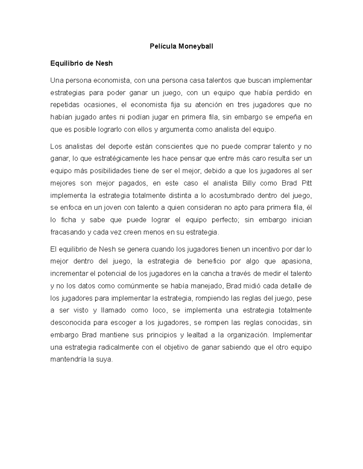 Pelicula sobre juegos gerenciales de teoria de Nash - Película ...