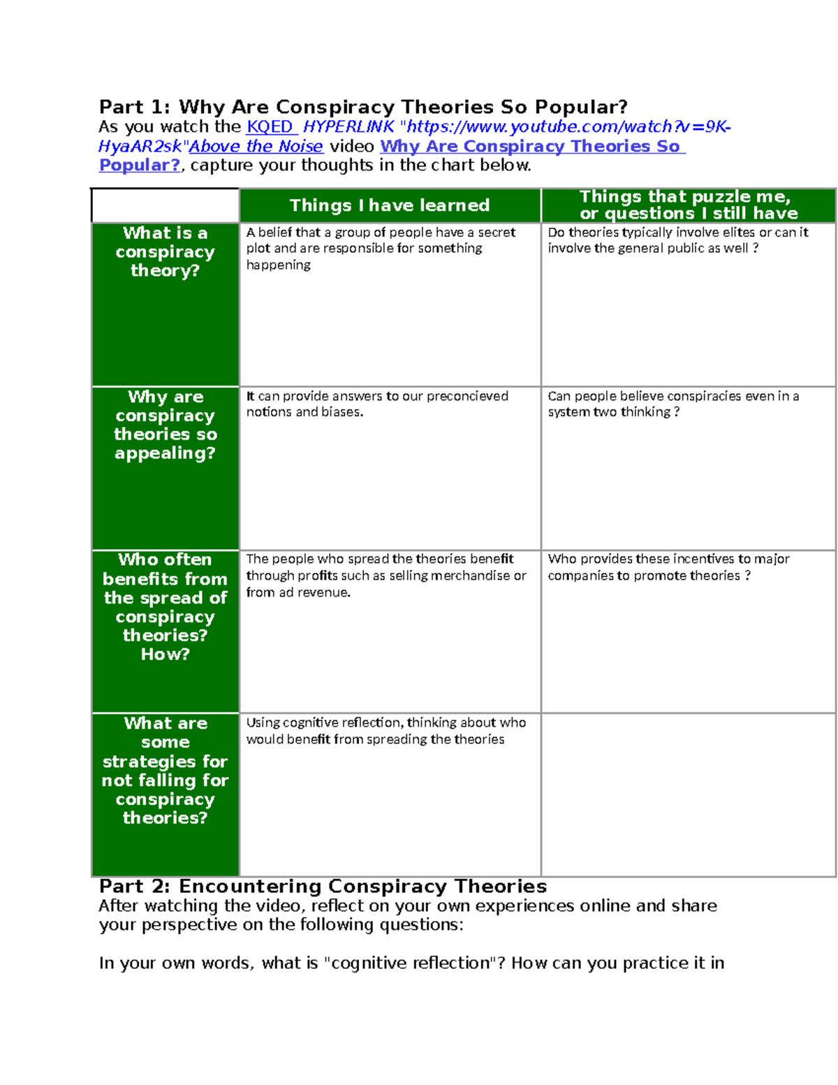 Conspiracy theory notes - Part 1: Why Are Conspiracy Theories So ...