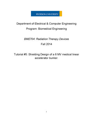 T3 Dose Calculation Algorithms Solutions - Department of Electrical & Computer Engineering - Studocu
