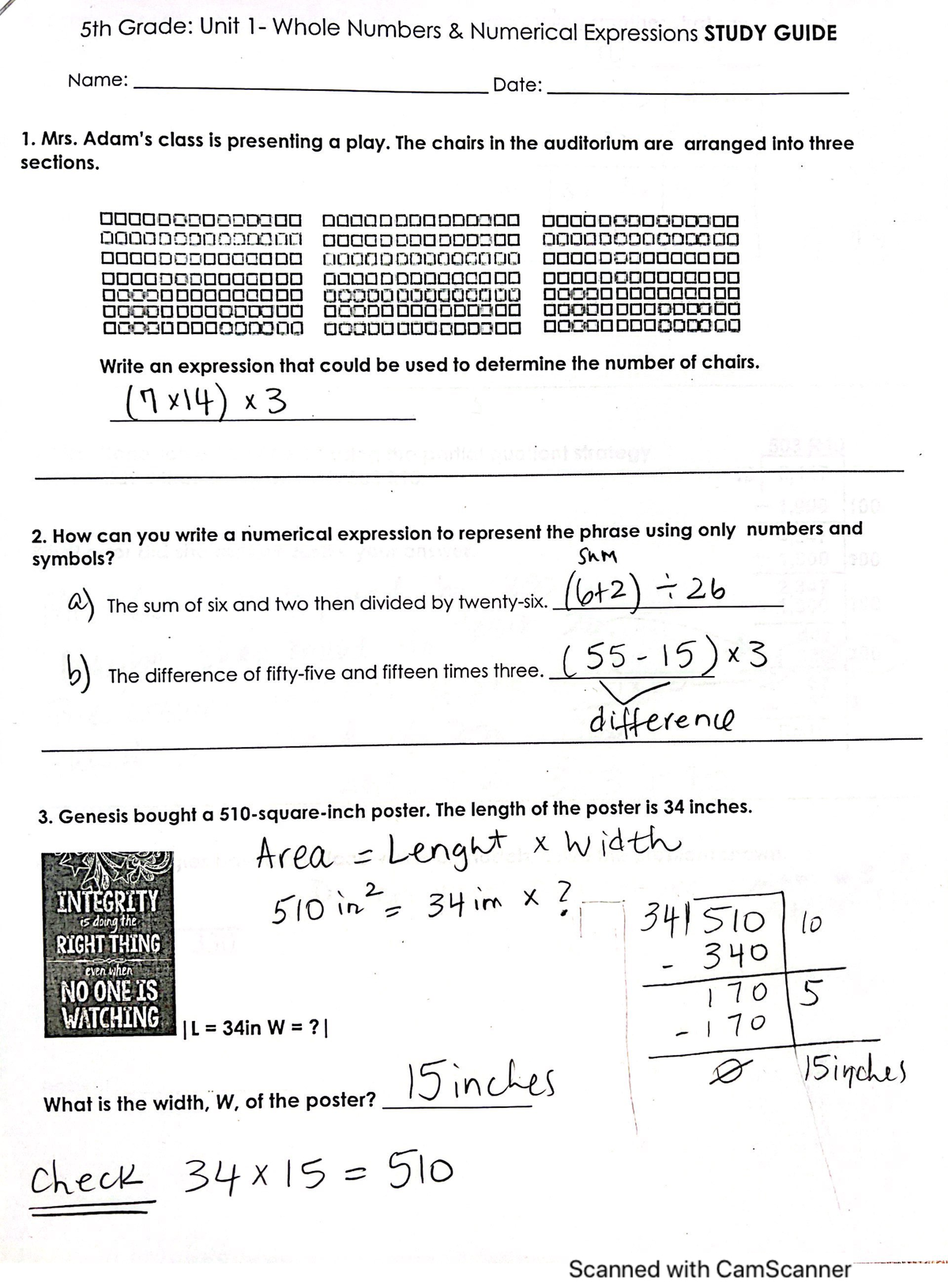 Math Unit 1 Study Guide - eu9asodijkuoiefwjhiorWaefsjhkwjfs,mdwfcdf ...