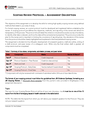7 Scoping Protocol Template - JBI Evidence Synthesis Scoping Reviews ...