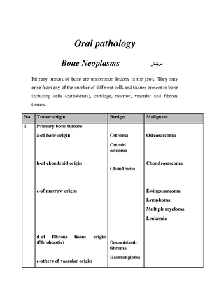 Oral Pathology(3) - Oral Pathology - ALFARABI UNIVERSITY COLLEGE ORAL ...